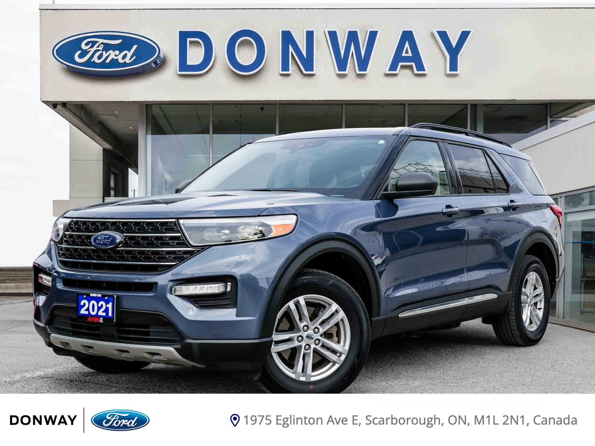 2021 Ford Explorer XLT | AWD | ONE OWNER | TWIN PANEL MOONROOF | 2.3L ...