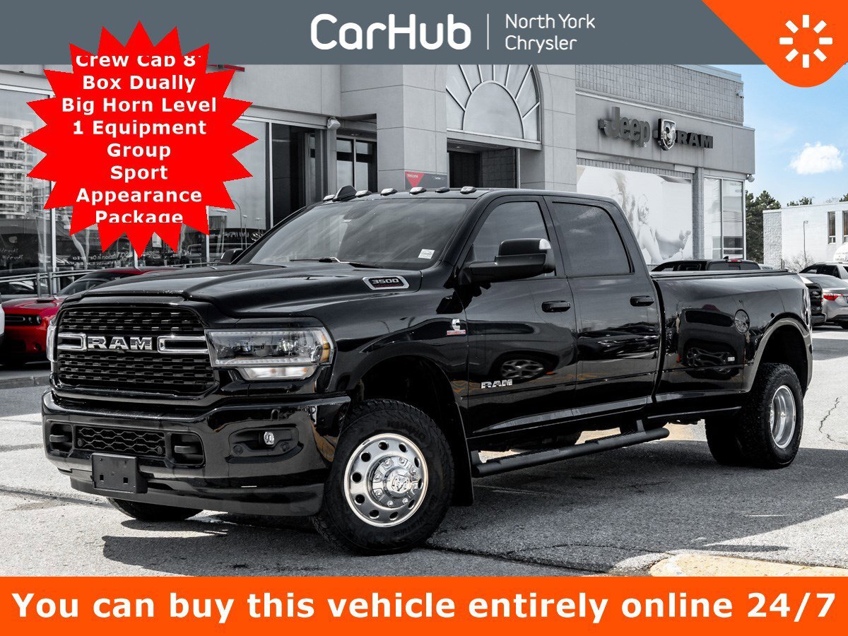 2022 Used RAM 3500 Big Horn Crew Cab 8' Box Dually 4WD Big Horn Level Thornhill ON C4982